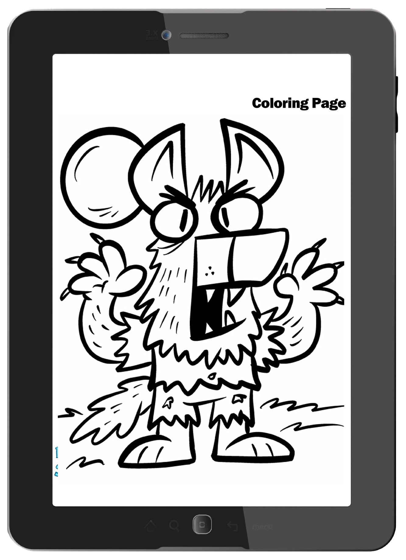 computer coloring pages halloween
